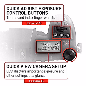 Panasonic Lumix G9LK Mirrorless Digital Camera with Leica DG 12-60mm f/2.8-4 Lens (Black, Renewed)