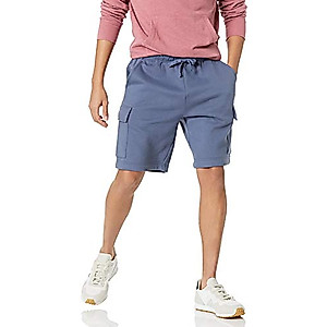Amazon Essentials Men's Fleece Cargo Short, Indigo, XX-Large