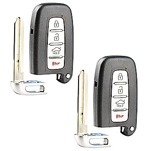 Key Fob fits Hyundai Kia Smart Keyless Entry Remote 2010 2011 2012 2013 2014 2015 (SY5HMFNA04), Set of 2