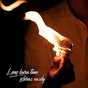 ECHSUM Fire Starter for Charcoal Fat Wood Stick Fireplace Camping Stove Fire Pit Charcoal Starter 56 Roll Easy Lighting Grill BBQ Chimney Survival