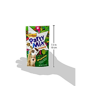 Friskies 57442 2.1 oz. Party Mix Picnic Crunch44; Cat Treat