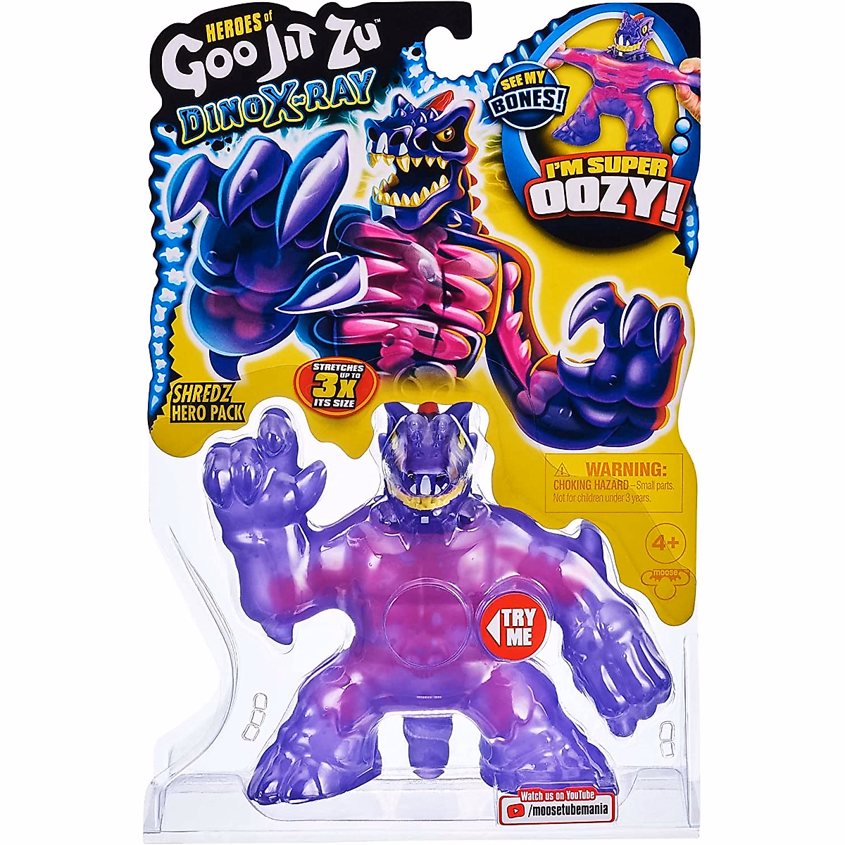 Heroes of Goo Jit Zu Dino X-Ray Hero Pack, Action Figure - Shredz The Spinosaurus (41189)
