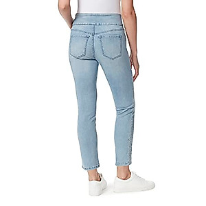 Gloria Vanderbilt Women's Amanda Pull On High Rise Ankle, SALTMARSH