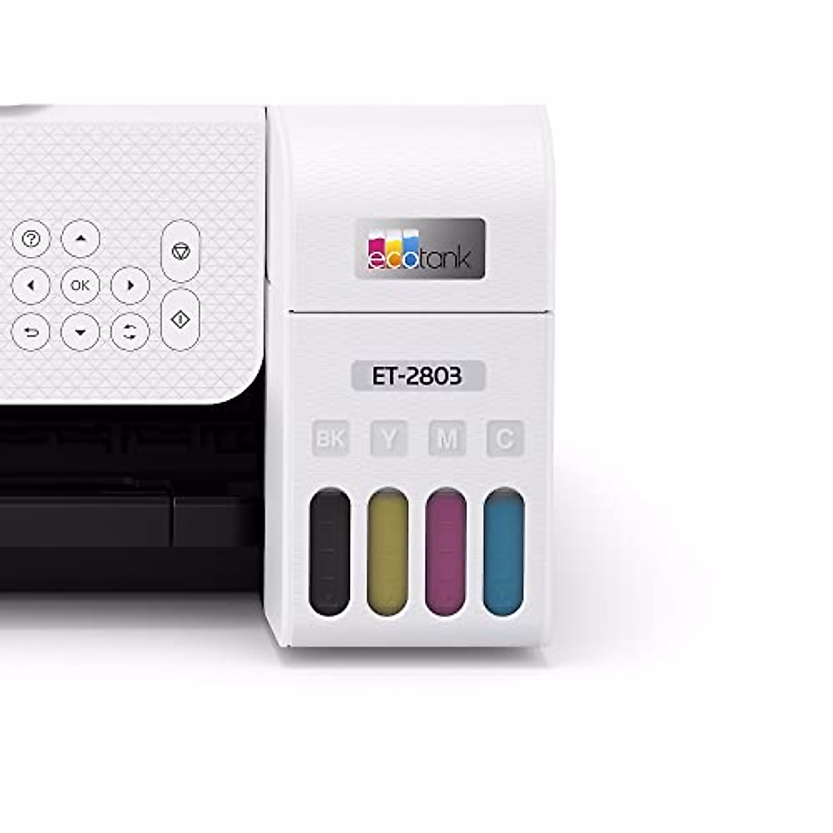 Epson EcoTank ET-28 03 All-in-One Wireless Color Inkjet Cartridge-Free Supertank Printer - Print Copy Scan - Voice-Activated Printing - Mobile Printing - 1.44" Color LCD - Print Up to 10 ppm