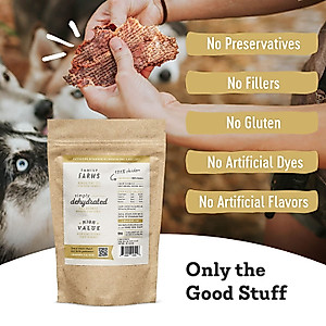 Farm Hounds - Chicken Jerky - Premium Natural Chicken Jerky For Dogs - From 100% Humanely Raised Chicken - Break-To-Size - Great For Training & Treats - No Added Fillers - Made in USA - 3.5 oz -1 Pack