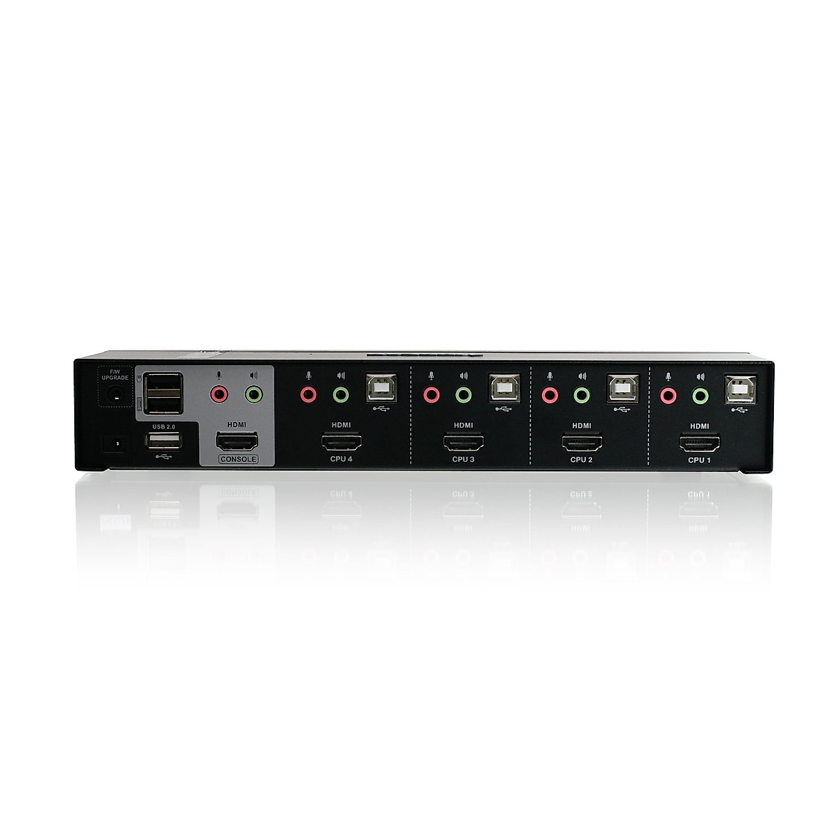 IOGEAR 4-Port HDMI Multimedia KVM Switch with Audio, USB 2.0 Hub and HDMI KVM w/Full Set of Cables, (GCS1794 TAA Compliant)