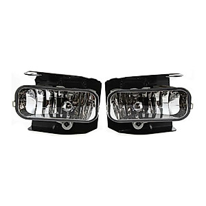 For Ford F-150 1999-2004/250 LD 1999 Fog Light Assembly XL,XLT,Lariat Model Pair Driver and Passenger Side FO2591105