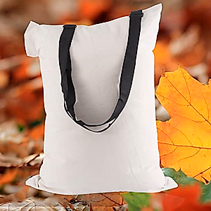 LIZEWEI Universal Leaf Vacuum Blower Bag/Bottom Debris Dump Bag Large Capacity Replacement Collection Bag with Zippered, Used with Various Brands of blowers/vacs with The 3.5 inch Opening