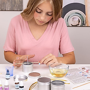 Hapinest DIY Candle Making Kit for Kids Girls Teens Adults | Beginner Arts & Crafts Make Your Own Candle Set | Starter Kit