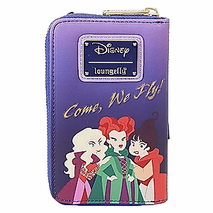 Loungefly Disney Hocus Pocus Sanderson Sisters House Glow Zip Around Wallet