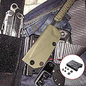 1pcs Travel Buckle Large Tek Lok Belt Clip Loop for DIY with Special Sheath/Holster S9S4 Kydex for Knife X5E7 Hardware,