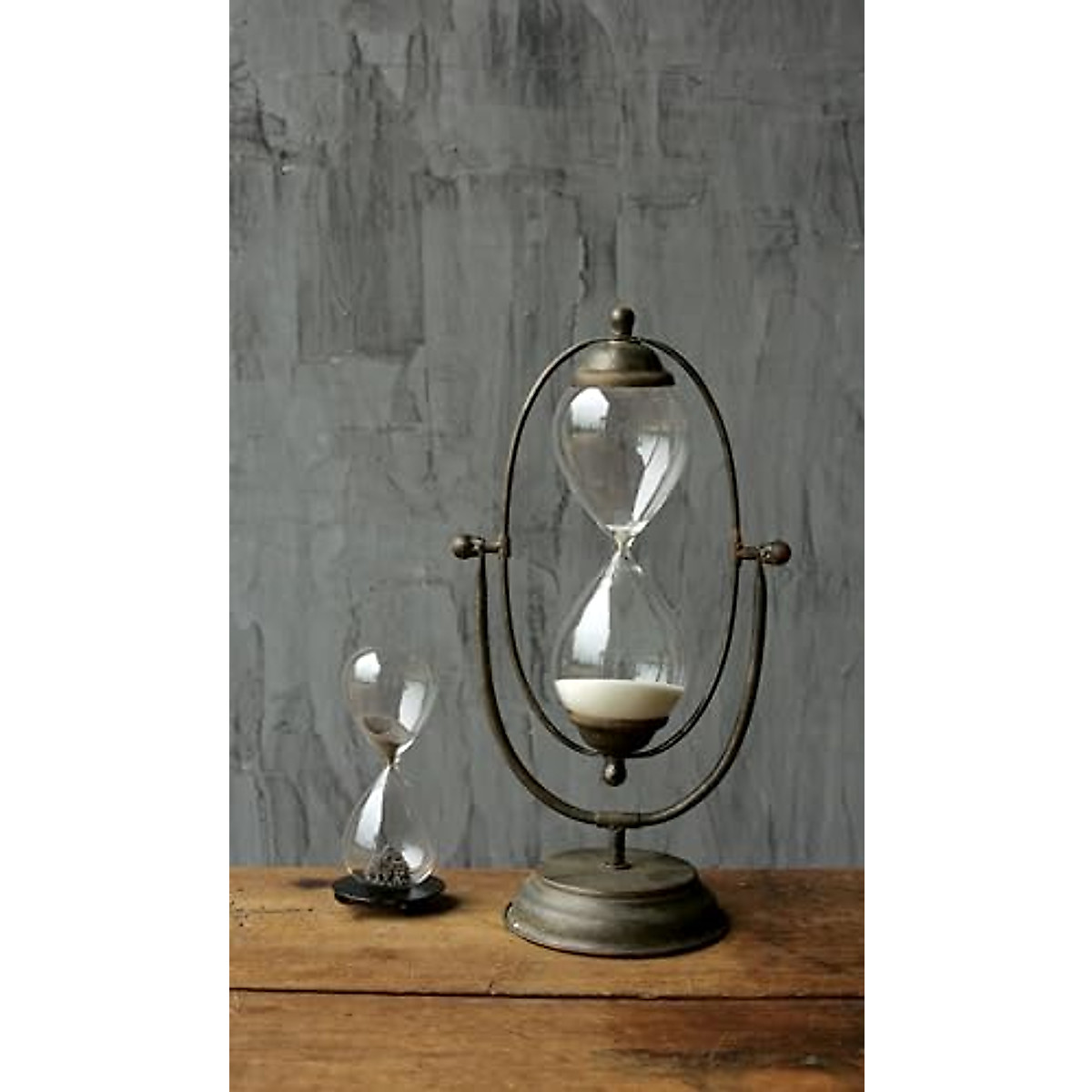 Decorative Metal & Glass Thirty Minute Hourglass