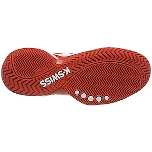 K-Swiss Performance Women's Tennis Shoes, Red Fiesta White 01, 37