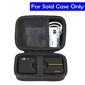 khanka Hard Travel Case Replacement for Kodak Step Touch 13MP Digital Camera & Instant Printer with 3.5 LCD Touchscreen (Black zipper)