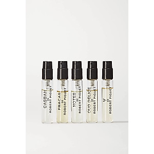 Robert Piguet L'Expérience Piguet Discovery Set | Includes Fracas, Casbah, V, Oud Délice and Notes, 0.08 Fl Oz