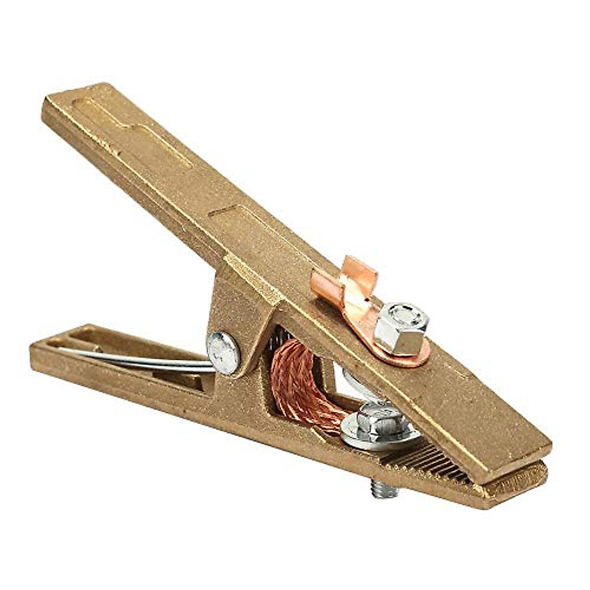 300A Brass A-shape Ground Welding Earth Clamp Welder Earth Ground Cable Copper Grip Clip Clamp for Welding Machine