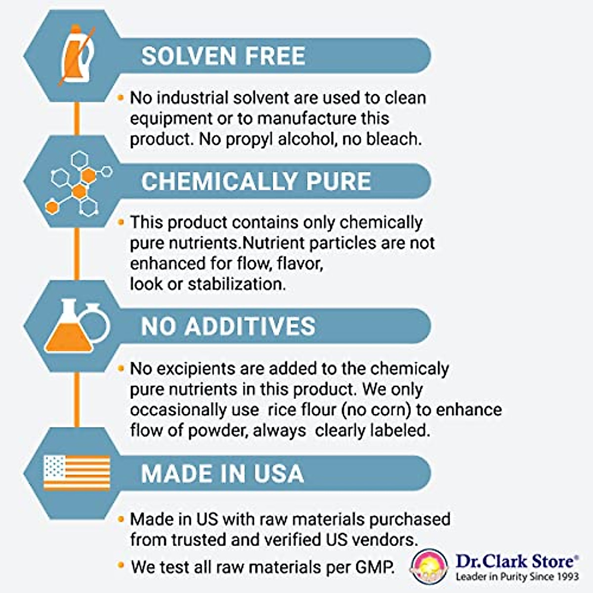 Dr. Clark Selenium Supplement 200 Mcg - Dietary Capsules with Essential Mineral - Improves Thyroid Function, Immune Support - 50 Capsules