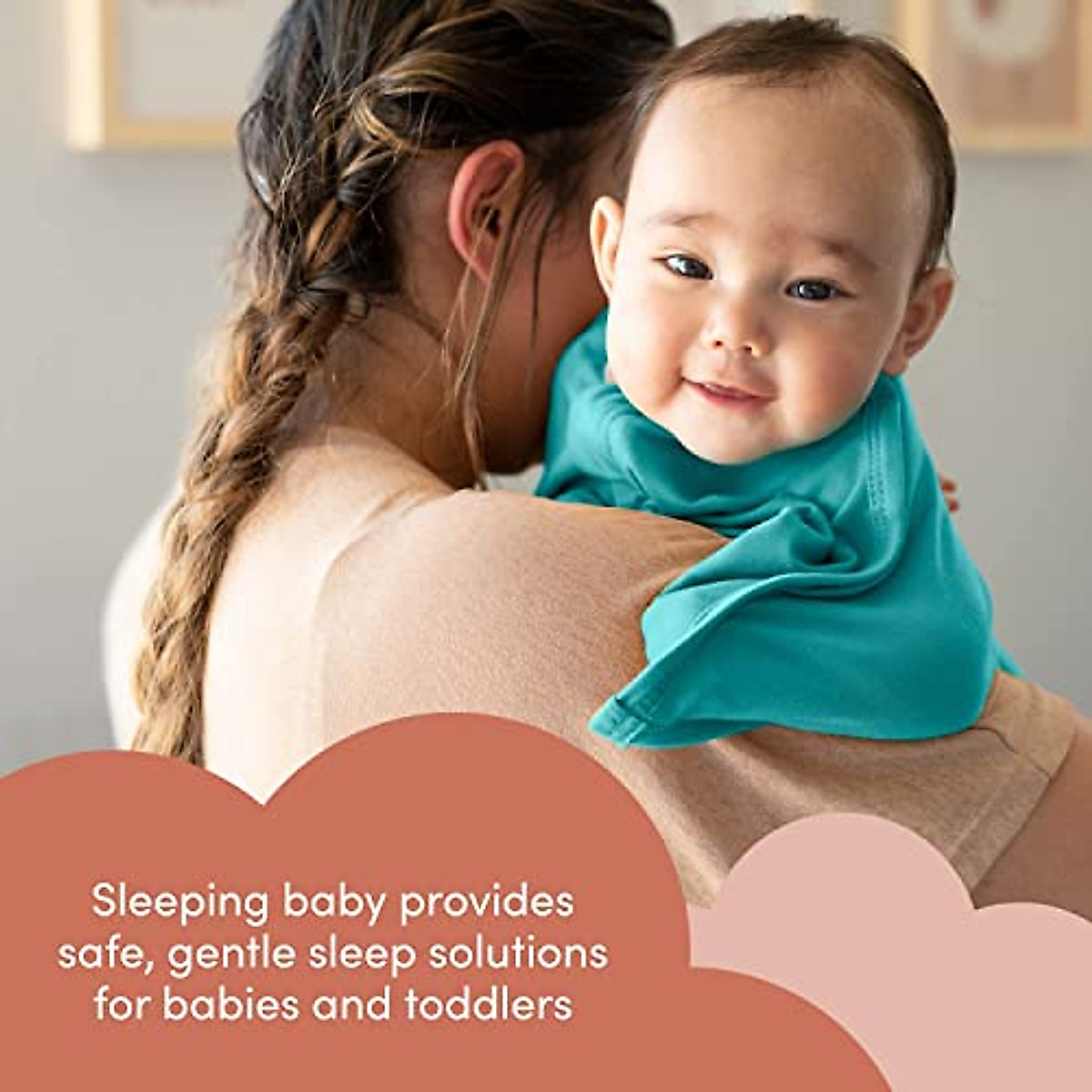 SleepingBaby Zipadee-Zip Cozy Transition Swaddle - with Zipper, Polyester, Spandex - Roomy Baby Wearable Blanket for Easy Diaper Changes - Classic Teal, X-Small (3-6 Month)