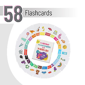 Mr. Pen- Alphabet Flash Cards for Toddlers, Double-Sided, 58 Picture Cards, Toddler Flash Cards, Alphabet Flash Cards, Baby Flash Cards, Letter Flash Cards, ABC Flash Cards, Number Flash Cards