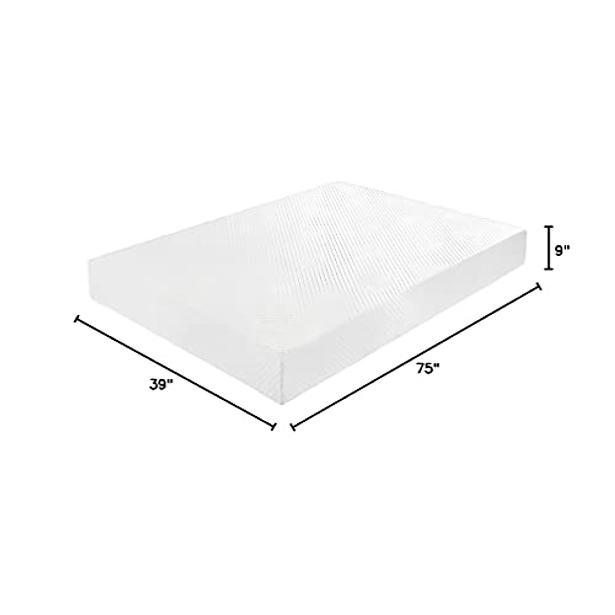 Olee Sleep 9 in Luna Memory Foam Mattress ,
