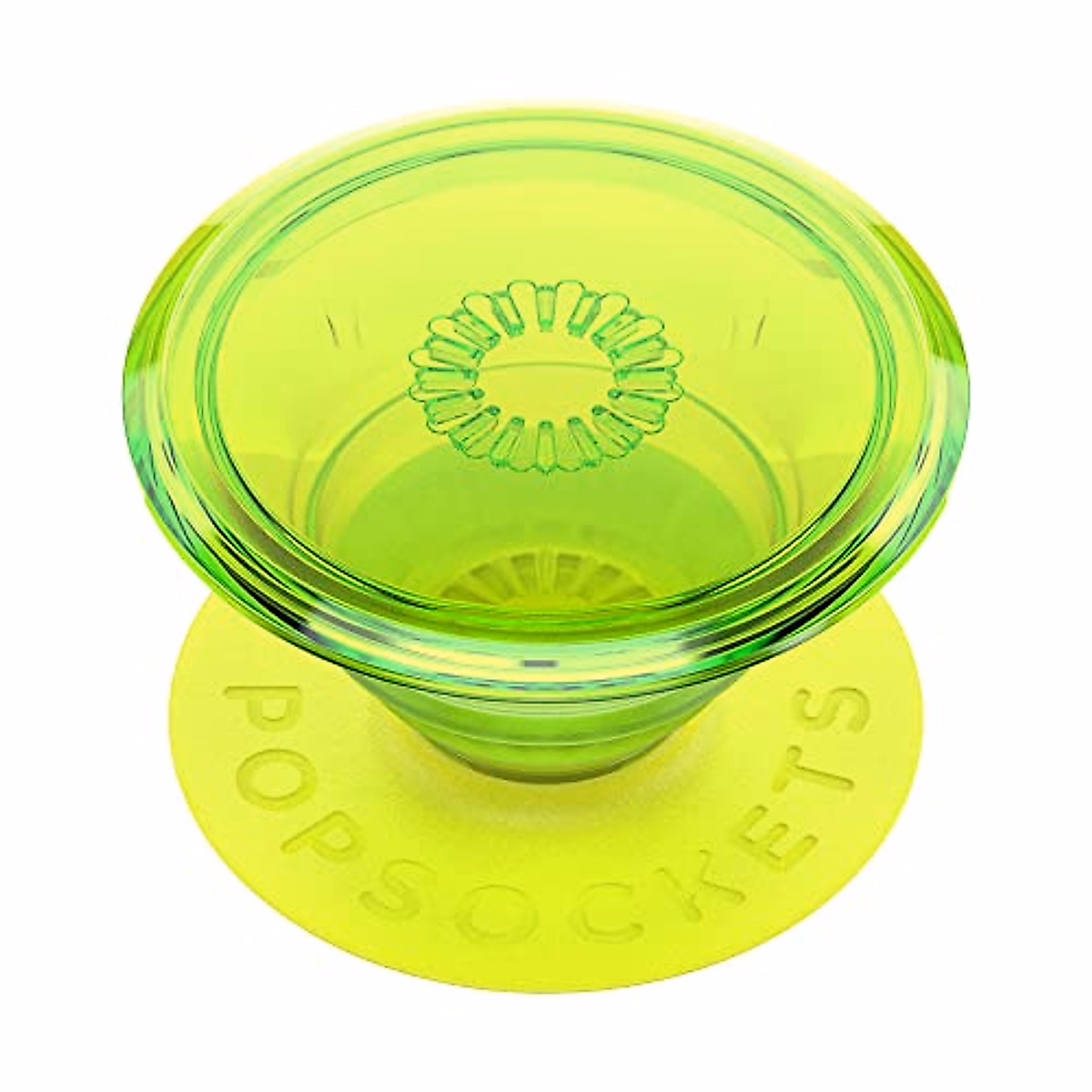 PopSockets PopTop (Top only. Base Sold Separately) Swappable Top for PopGrip Bases, PopGrip Slide, Otter+Pop & PopWallet+ - Neon Glow Blazing Lime