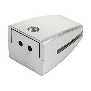 Aluminum Desk Partition Clamp for 1/8" to 1" Thick Panels (Pack of 2)