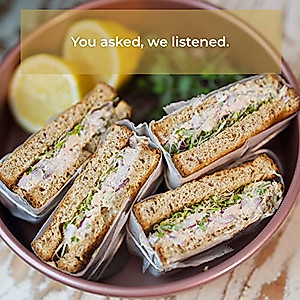 Hero Seeded Bread — Delicious Bread with 1g Net Carb, 0g Sugar, 60 Calories, 12g Fiber per Slice | Tastes Like Regular Bread | Low Carb & Keto Friendly Bread Loaf —15 Slices/Loaf, 2 Loaves