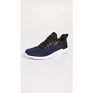 Athletic Propulsion Labs (APL) Men's Techloom Tracer Sneaker, Black/Navy/White, 10.5