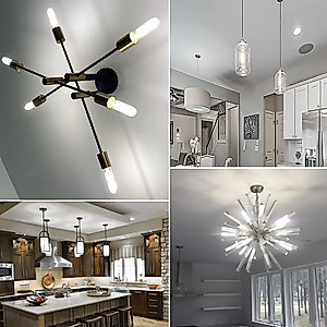 XININSUN T10 Led Bulb, 8W Dimmable Led Tubular Bulbs, 75-100 Watt Equivalent,4000K Daylight, 850lm, Clear Glass, E26 Base Lamp Bulb, for Cabinet Display Cabinet etc,No Flicker,3 Pack.