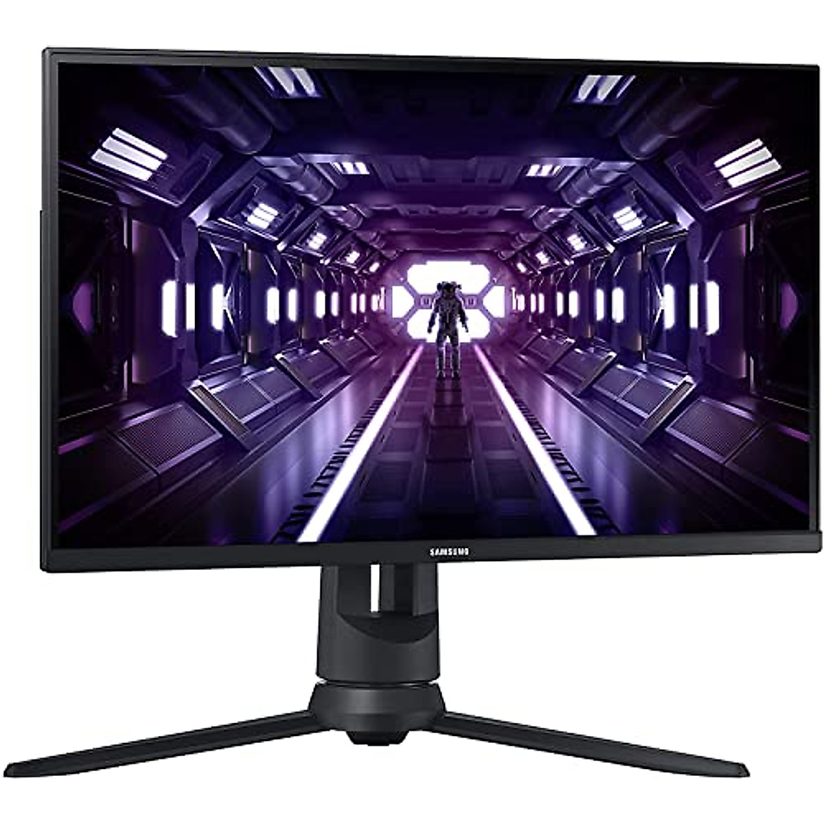 SAMSUNG Odyssey G3 Series 27-inch FHD 1080p Gaming Monitor, 144Hz, 1ms, Height Adjustable Stand, 3-Sided Border-Less, FreeSync Premium, with MTC HDMI Cable