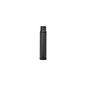 Colibri Belmont Single Jet Flame Butane Lighter, Windproof & Refillable, Cigar Enthusiast's Choice with Blue Fuel Window and Adjustable Flame (Metallic Black)