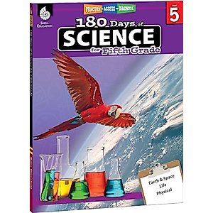180 Days™: Science, Earth and Space Science for 5th Grade Practice Workbook for Classroom and Home, Cool and Fun Practice Created by Teachers (180 Days of Practice)