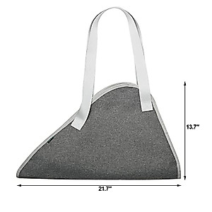 Beautyflier Flower Carrier Floral Bouquet Tote Bag, Reusable Nylon Fresh Flowers Delivery Slings Baby Breath Flowers Holder Carry from Farmers Market or Garden Valentines Mother's Day Gift (Bag Only)