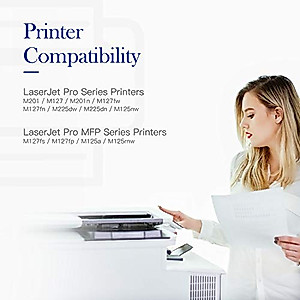 Valuetoner Compatible Toner Cartridge Replacement for HP 83A CF283A to Use with Laserjet Pro MFP M125nw MFP M201dw MFP M225dw MFP M125a M201n M127fn M127fw M225dn Printer (2 Black)