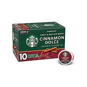 Starbucks Flavored Coffee K-Cup Pods, Cinnamon Dolce, 10 CT (Pack - 1)