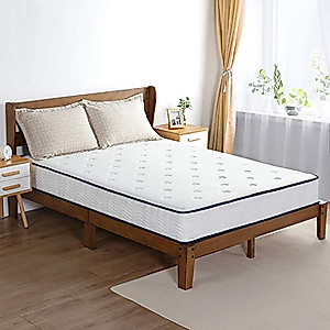 Olee Sleep 9 Inch Breeze Gel Infused Memory Foam Innerspring Mattress, Mattress in a Box, CertiPUR-US Certified, Queen