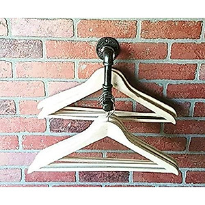 Ironwerks Designs 6" Pipe Wall Rack Clothing Rack, Closet Organization, Retail Display