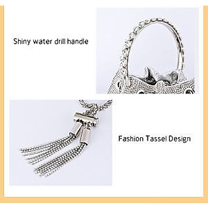 Chlemeter Women's Crystals Evening Bag, Bling Rhinestone Clutch Purses for Wedding Prom Party Club Crossbody Bags,Rhinestone purse,Evening bag,Bling purse