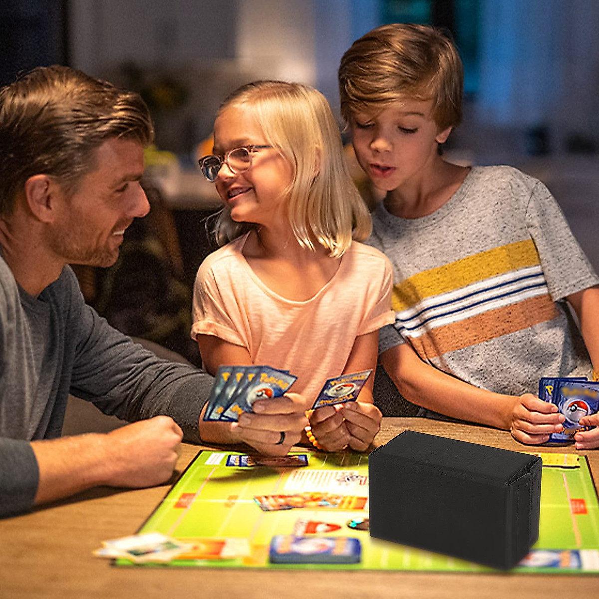 RHCOM Trading Card Storage Box for Toploader, 3 Count Card Storage Box Holds 1500 Sports Cards or 1200 Top loaders, Fits Baseball, Football, Basketball, Pokemon, Sports & Trading Cards.(NO CARDS)