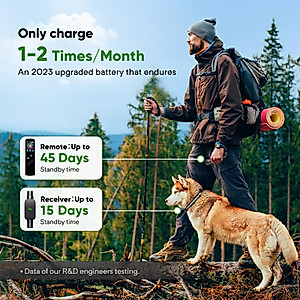 PFIXV Dog Shock Collar with 10 Levels Beep, 2680FT 4 Modes Electric Dog Training Collar with Remote, Waterproof E Collar Dog Shocker for Large Medium Dogs (8-120Lbs) Black