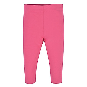 Gerber Baby Girl's Toddler Multi-Pack Premium Leggings, Hot Pink/Navy, 18 Months