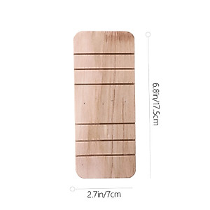 FRCOLOR 2pcs Pet Teething Products Small Animals Ladder Bird Hamster Cage Toys Rat Hideout Toy Climbing Toys Small Animal Toys Guinea Pig Chewing Rat Bridge Wooden Teething Supplies