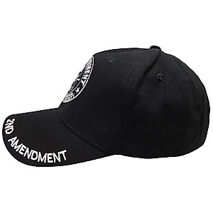 2nd Amendment 1789 America's Original Homeland Security Black Cotton Adjustable Embroidered Baseball Hat Cap