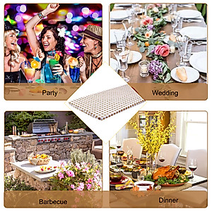 6ft Rectangle Elastic Fitted Tablecloth, Waterproof Spill-Proof Edged Vinyl Table Cover Khaki Checkered Printed with Flannel Baking, Easy to Wipe Off Stains, Great for Picnic Party Outdoor Patio