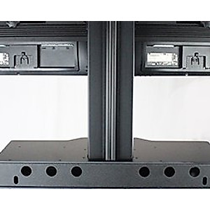 The Duke Standing Desk Converter for Dual Monitors Up to 30 lbs w/VESA Mount - Made in The USA