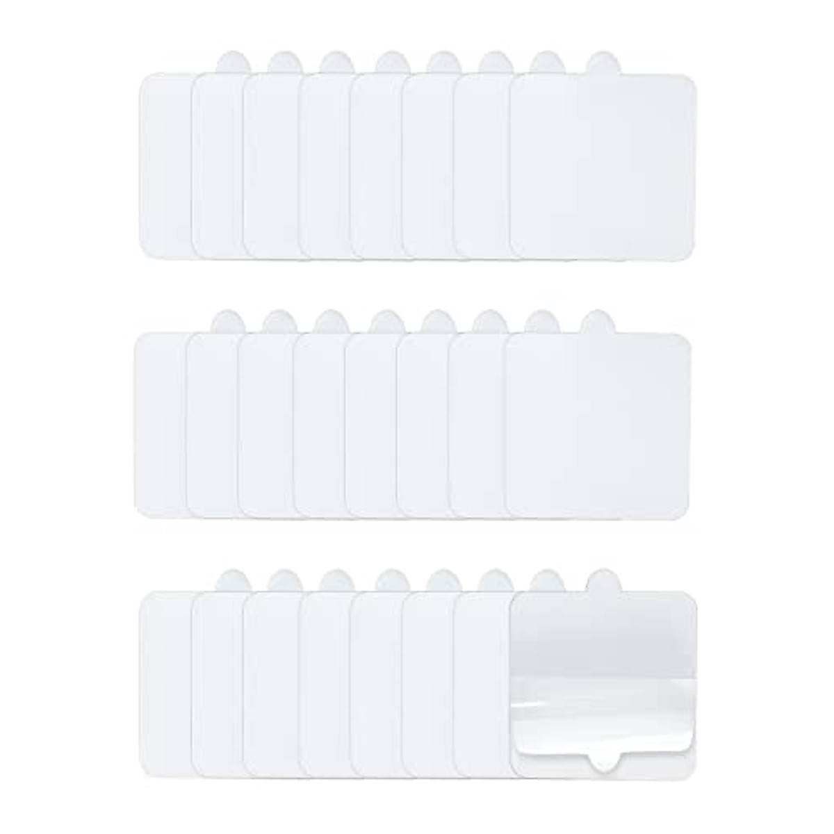 24 PCS Flea Trap Refills Square Glue Boards Compatible with Terro T230 T231 Indoor Flea Trap, 6" Replacement Sticky Pads Fits Square Flea Bed Bug Traps for Inside Your Home