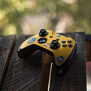 Skinit Decal Gaming Skin compatible with Xbox One Elite Controller - Officially Licensed NBA Golden State Warriors Distressed Design