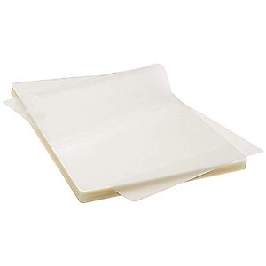 Amazon Basics Clear Thermal Laminating Plastic Paper Laminator Sheets A4 Size - 8.25 x 11.75-Inch, 100-Pack