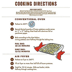 Grown in Idaho Super Crispy Steak Cut Fries, 28 oz (Frozen)