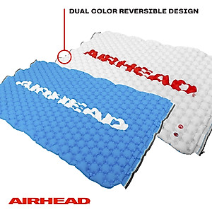 Airhead Air Island, Blue, Inflatable Large Lake Float